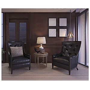 TORRAMI Soft Synthetic PU Fabric Material Faux Leather Sheets 2 Yards 54" x 72", 0.95mm Thick for Upholstery, DIY Crafts,Pebbled Pattern Black