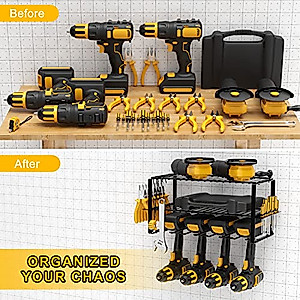 Power Tool Organizer Wall Mount, Garage Tool Organizers and Storage