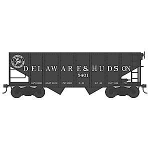 Bowser HO Scale 55-Ton Fishbelly Hopper Delaware & Hudson/D&H(Bridge Line) #5423