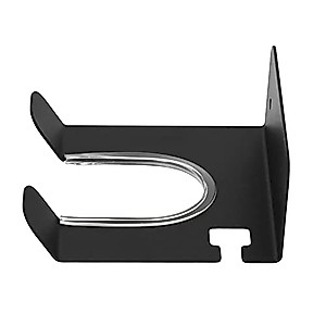 Jeanoko Hair Blow Dryer Holder, Wall Mounted Easy to Hair Dryer Rack for Washroom(Black)