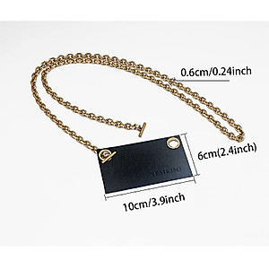 Saddle Card Hold Conversion Kit with Copper Chain/Felt Insert (120CM)