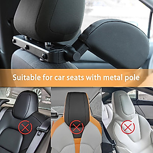 Car Pillow Car Headrest Pillow Car Neck Head Pillow U Shape Travel Headrest Car Travel Pillow Elders Kids Neck Head Support Car Sleeping Cushion Neck Head Rest Car Seat Pillow Road Pal Headrest