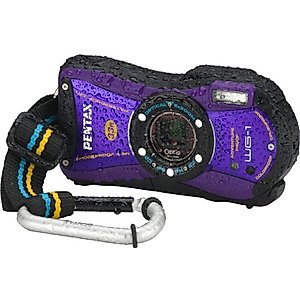 Pentax Optio WG-1 Adventure Series 14 MP Waterproof Digital Camera with 5x Wide-Angle Optical Zoom (Purple)