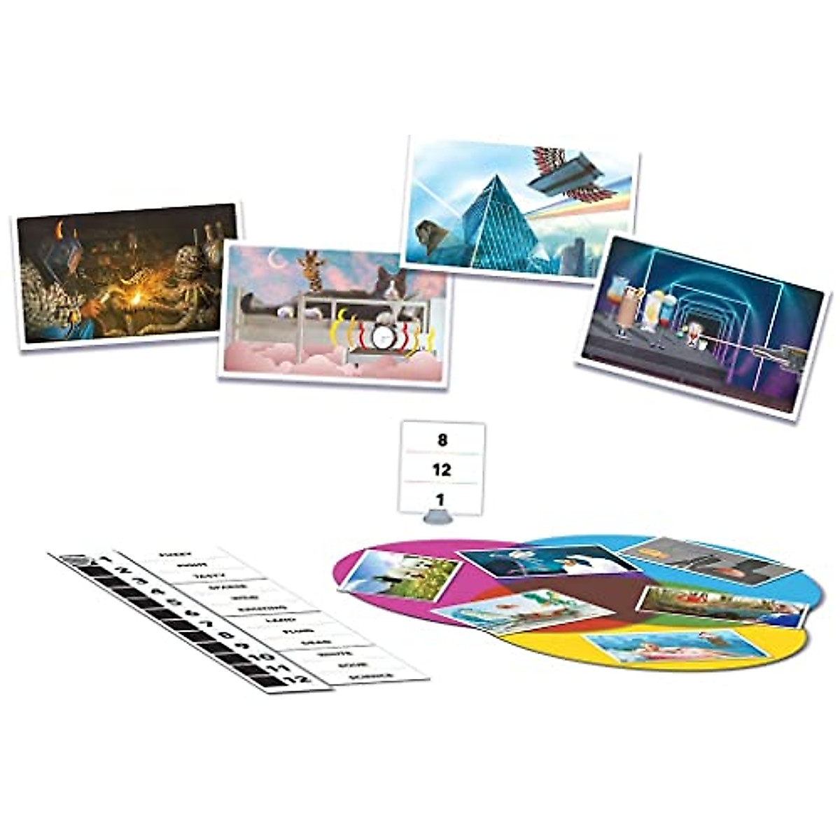 Venn Board Game | Family Game for 2+ Players | Cooperative & Competitive Gameplay Variations | Creative Word Association Game Featuring Unique Gameplay & Custom Artwork | Ages 10+