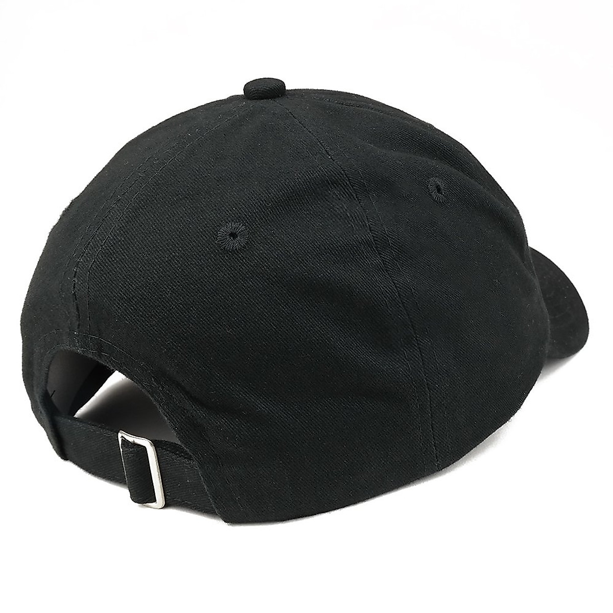 Trendy Apparel Shop Don't Embroidered Brushed Cotton Adjustable Cap Dad Hat - Black
