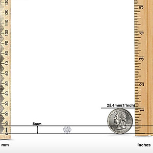 8mm Cluster Earrings 7-Stone Round Simulated Cubic Zirconia 925 Sterling Silver Screwback Flower Stud Earring