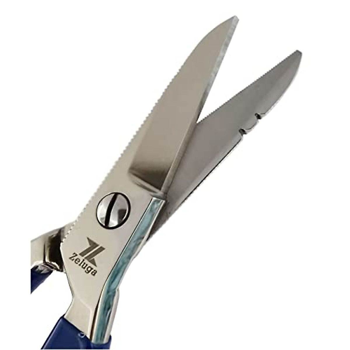 Zeluga 12-229 5in. Heavy Duty Stainless Steel Electician's Scissor with Ergonomic Handle