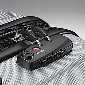 Samsonite Omni PC Hardside Expandable Luggage with Spinner Wheels, Silver, 3-Piece Set (20/24/28)