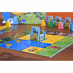 Blue Orange Games Kingdomino Award Winning Family Strategy Board Game, 4 players