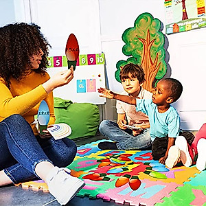 Christmas Bulb Cutouts 40 Pieces Chic Colorful Bulb Cutouts with 60 Glue Point Dots for Christmas New Year Party Classroom Bulletin Board and Home Decoration