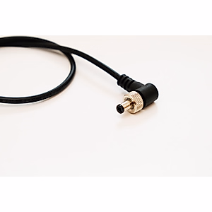 D-Tap Male to Locking DC 5.5/2.1mm Right Angle Power Cable for SmallHD 702 Monitor,Atomos Ninja V && Shogun,Video Devices PIX-E7 PIX-E5,Hollyland Mars 400S PRO && Cosmo C1