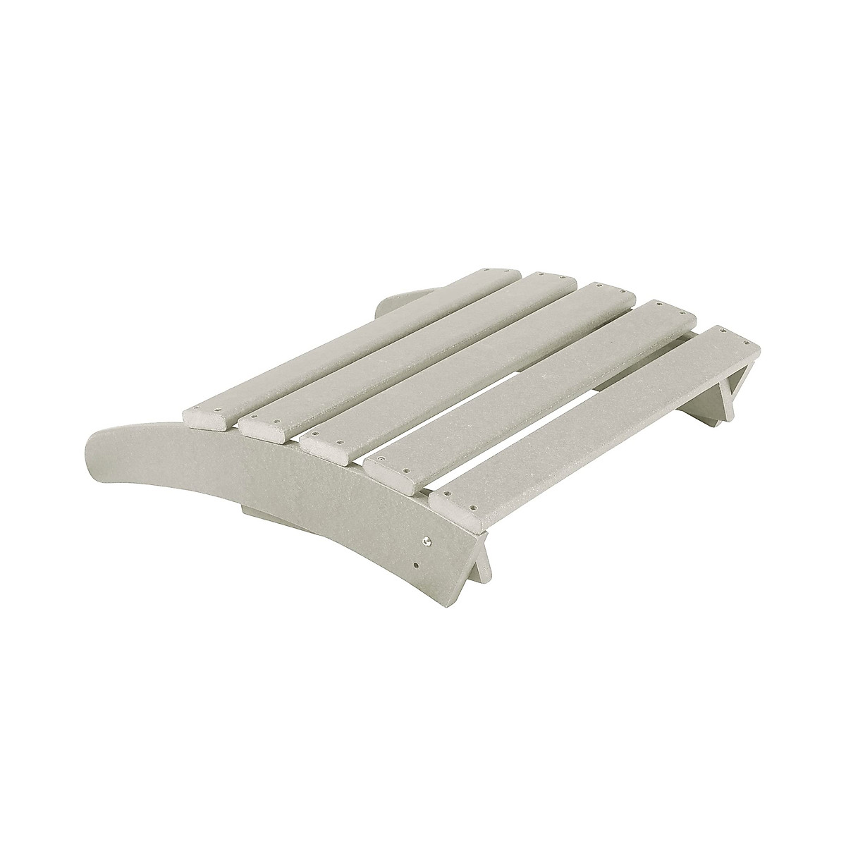 WO Home Furniture Adirondack Ottoman Outdoor Patio Footrest 13.5" Inch Folding Footstool for Outdoor Adirondack Chair (Sand)