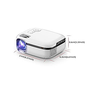 DROOS WiFi Mini Projector Native 720P Smartphone Projector 1080P Video 3D Home Theater Portable Projector (Color : Multiscreen Ver(projectors)