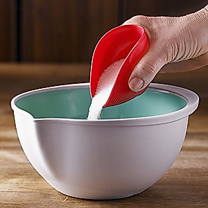 Trudeau Silicone Set Pinch Bowls, Set of 4, 4x2x3, Assorted