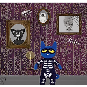 MerryMakers PETE The CAT: Spooky PETE Plush Toy, 14-Inch, Based on The bestselling Children's Books by James Dean and Kimberly Dean