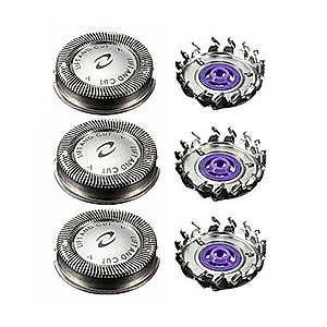 HQ56 Replacement Shaver Head compatible with Philips Norelco HQ56 Replacement Shaving Heads 3 Pcs（Amazon Selection）