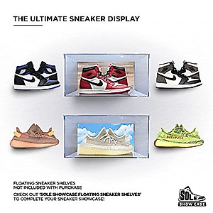 Sole Showcase - Wall Shoe Box Sneaker Display - Shoe Wall Floating Display Box, Sneaker Wall Display Box, Floating Sneaker Display, Shoe Wall Display, Floating Shoe Display