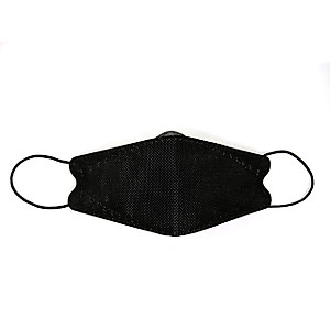 CO&BO [Pack of 10] Well-Being Hygiene KF94 Face Masks WK-950 Black [Individually Packaged] - Made In Korea