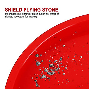 VILLCASE 1 set Tool Trimmers Home Steel Parts Weeding Mower Cutting Accessories Lawn Mowing Replacement Razors Head Brushcutter Garden Machine Plate Weeder Grass Blades Farm Cutter Brush