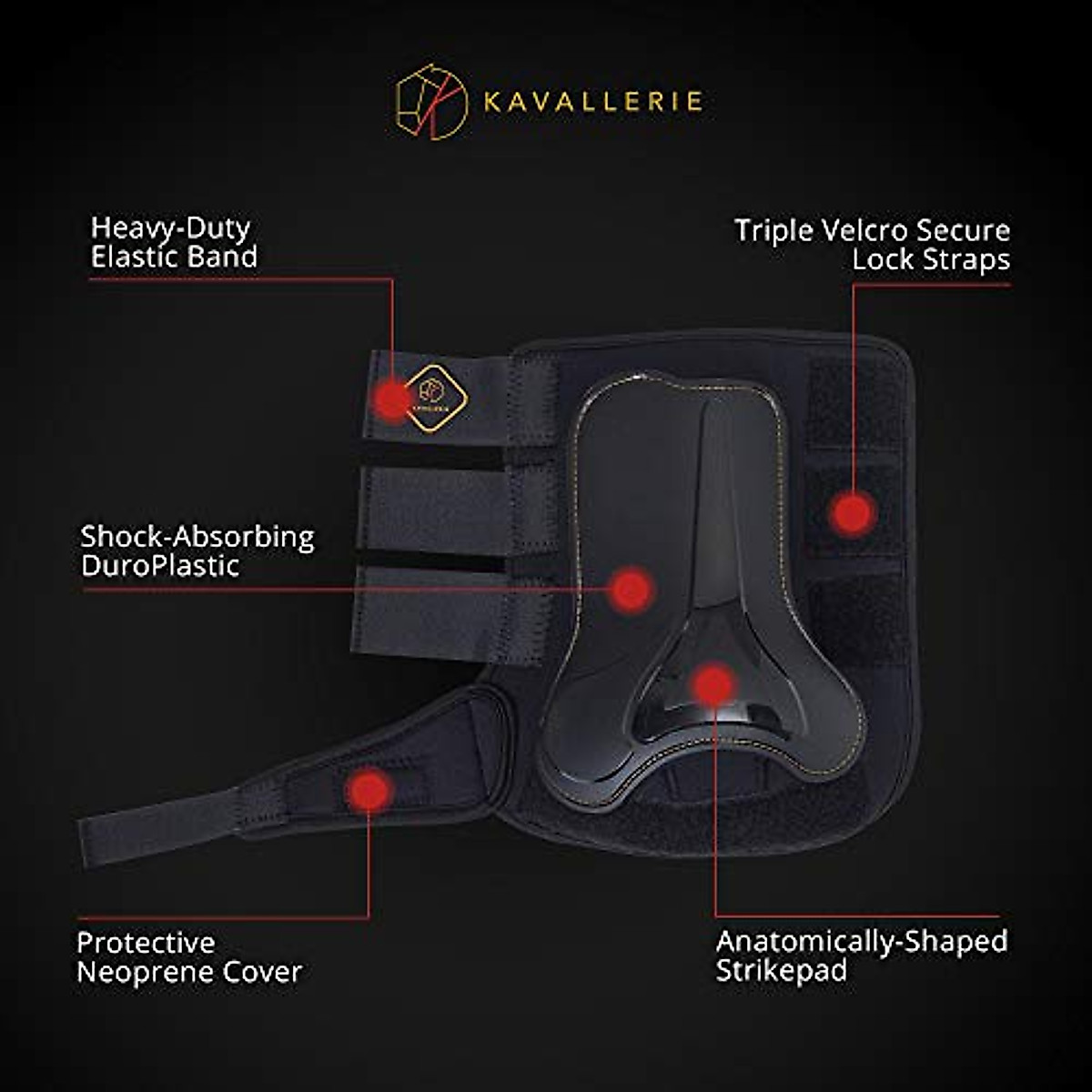 Kavallerie PRO-K Support Boots for Horses - Maximum Protection & Rehabilitation from Injuries & Strains of Flexor Tendon Region for Training, Jumping, Riding, Eventing