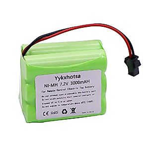 Parts & Accessories 7.2V 3000mah NI-MH Battery Pack X Model with Charger Set for Remote Control Electric Toy Tool Boat Toy Accessories 7.2V Battery - (Color: 1B EU)