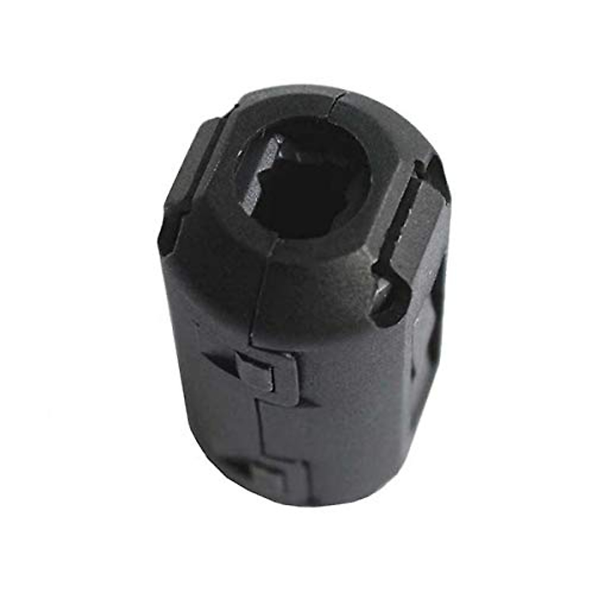 10pcs Inner 9mm 0.35'' Ferrite Clip Noise Filter Ferrite Bead Ferrite Clamps Chokes Ferrite Ring Ferrite Snap Black