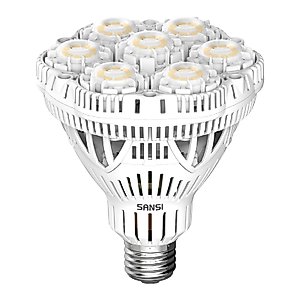 SANSI BR30 LED Light Bulb 300W Equivalent, 5500 Lumens Bright Light Bulb 5000K Daylight 40W Energy Saving LED Bulb with Ceramic Technology, E26 to E39, Non-Dimmable for Garage Workshop Factory