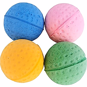 Cat Foam Ball Cat Sponge Ball Toy Cat Soccer Ball Toy (Golf Foam Sponge Ball)