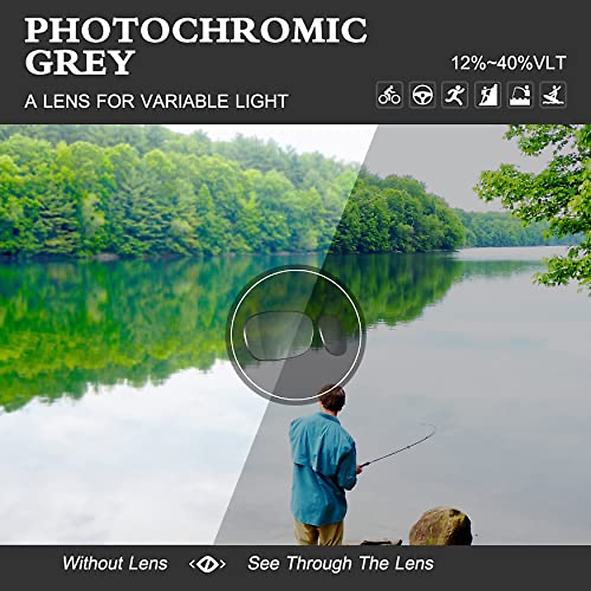 ToughAsNails Replacement Lenses for Oakley Gascan OO9014 Sunglasses - HyperVision Plus Photochromic Grey