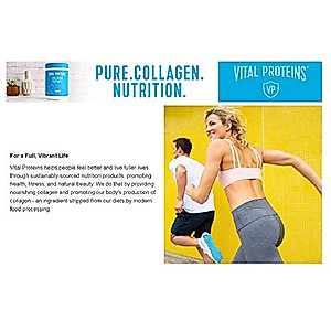 Vital Proteins Natural Whole Nutrition Collagen Peptides - Pasture Raised, Grass Fed, Paleo Friendly, Gluten Free, Single Ingredient - 24 Ounce