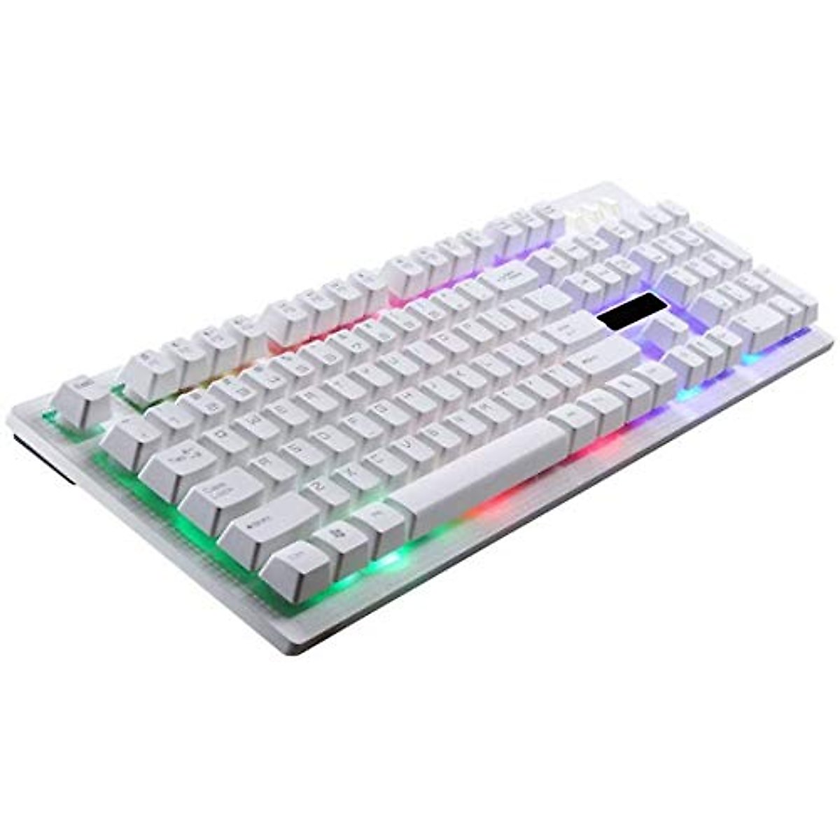 FEDRUI Mechanical Gaming Keyboard, Gaming Keyboard with Backlit, Keyboard Mouse Kit for Home, Games, Office (Color : White)