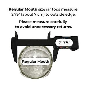 Wooden Mason Jar Lids Value Pack - 24 Mason Jar Lids Choose From Regular Mouth or Wide Mouth - Custom Molded Screw Top Mason Jar Lid Set Storage Lids for Ball Jars Only by Kitchen Charisma (Regular Mouth (2.5 in. Jar Opening), Acacia Wood (Brown Color))