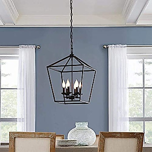 Home Decorators Collection Weyburn 6-Light Bronze Caged Chandelier