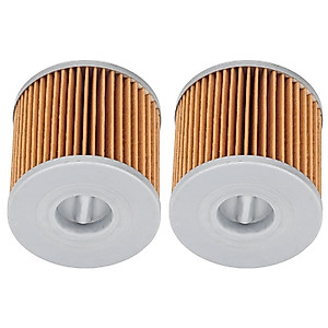 2pcs Hydraulic Transmission Filter Kit,Replacement For Hydro Gear 71943 21548300 with O Rings Lawn Mower Replacement Parts Garden Accessory