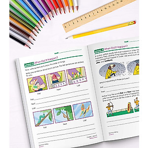 Spectrum Writing Workbook Grade 2, Ages 7 to 8, Second Grade Writing Workbook, Informative, Opinion, Letters, and Story Writing Prompts, Writing Practice for Kids - 112 Pages