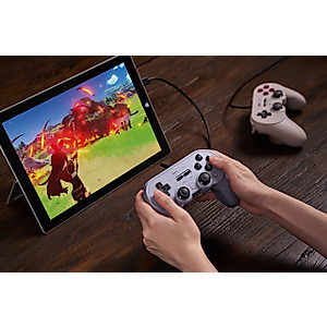 8BitDo Pro 2 Wired Controller for Switch, Windows, Steam Deck & Raspberry Pi (Gray Edition)