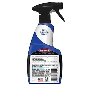 Weiman Gas Range Cleaner and Degreaser - 12 Ounce - Packaging May Vary