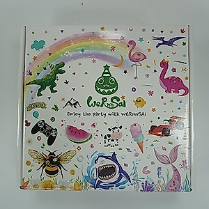 WERNNSAI Ice Cream Plates Napkins and Cups - Ice Cream and Popsicle Theme Party Supplies for Girls Birthday Disposable Tableware Dessert Plates Luncheon Napkins Serves 16 Guests 64PCS