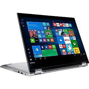 Lenovo IdeaPad 2 in 1-14 81CW - 14" HD Touch - Pentium 4415U - 4GB - 500GB HDD - Black