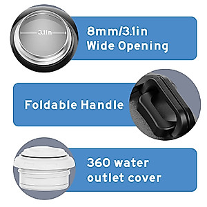 Arslo Coffee Thermos For Hot Drink, Coffee Thermos Travel 3QT/100OZ, Vacuum Insulated Bottle With Cup Keeps Liquids Hot And Cold For Up To 24 Hours, Insulated Coffee Carafe Outdoor For Camping