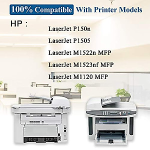 1 Pack Black 36A | CB436A Toner Cartridge Replacement for HP Laserjet M1522n MFP M1523nf MFP M1120 MFP P1505 P150n Printer Toner