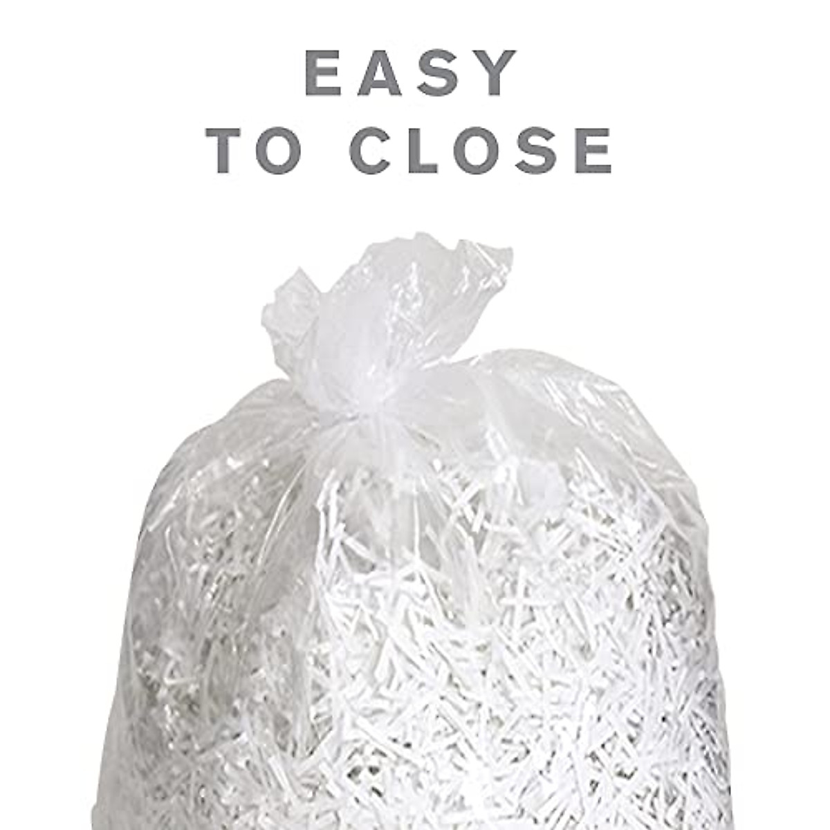 Highmark Shredder Bags, 1 mil, 15 Gallons, Clear, Box Of 25, DP00704