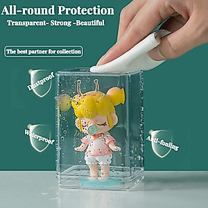 Acrylic Box for Display 8 Pieces Clear Box with Lid Treat Acrylic Gift Candy Box Jewelry Storage Container for Cosmetics Makeup Graduation Party Favor Box (3.7x 2.5x2.2 Inch)