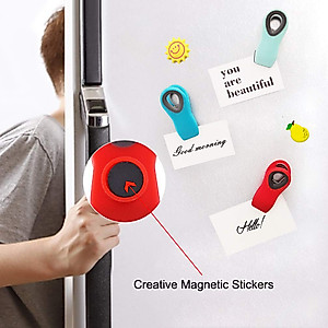 SUNMALL 10 Pack Chip Bag Clips, Magnetic Chip Clips, Heavy Duty Food Clips, Multicolored Bag Clips for Food Storage for Coffee, Bread Bags, Snack Bags and Food Bags