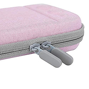 Mxzzand Game Host Accessory Protection Storage Bag for Switch(pink, Polar Animals)