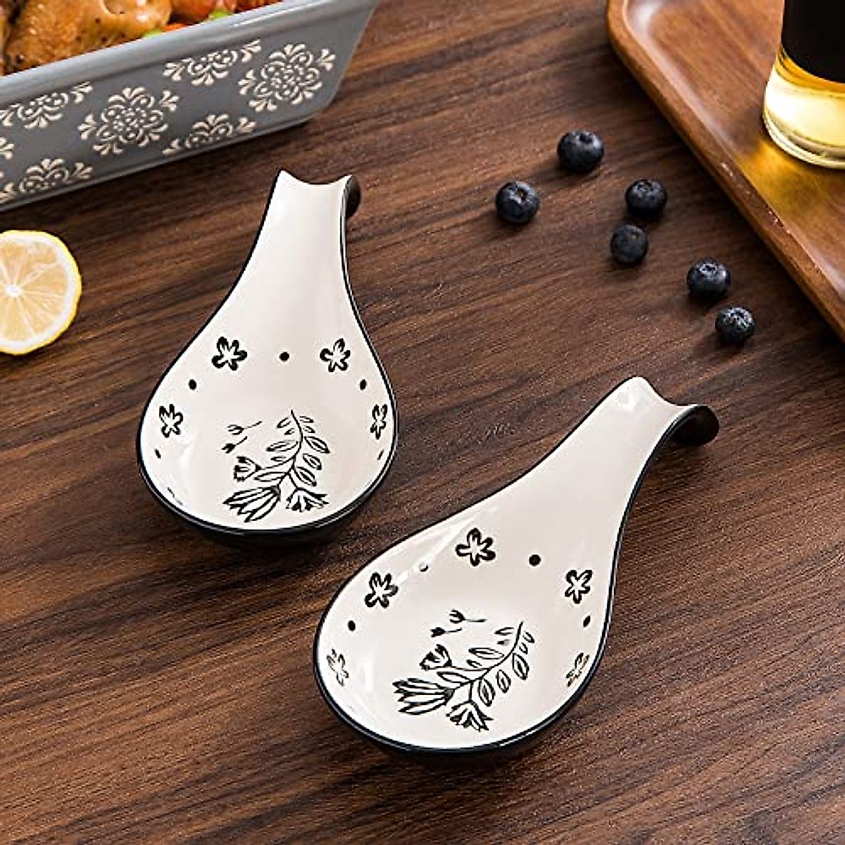 Wisenvoy Spoon Rest for Stove Top Spoon Rest for Kitchen Counter Spoon Rest