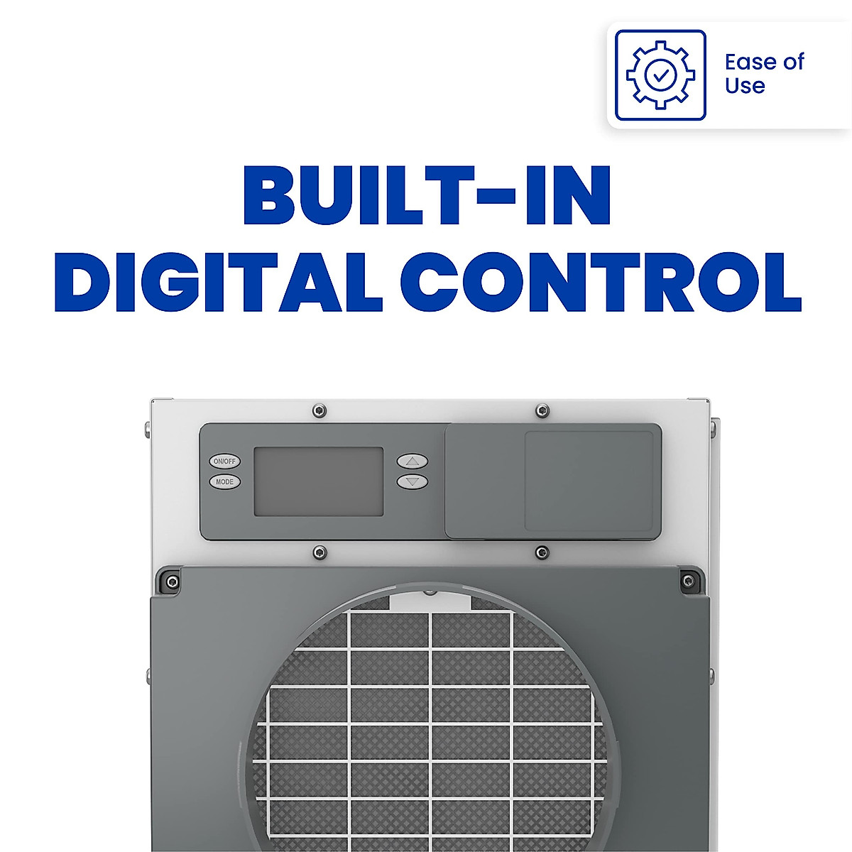 AprilAire E070 Pro 70-Pint Crawl Space Dehumidifier + Model 76 Wall Mount Dehumidifier Control, Commercial-Grade Whole-House Dehumidifier for Basement, Crawlspace, or Whole Home up to 2,200 sq. ft.