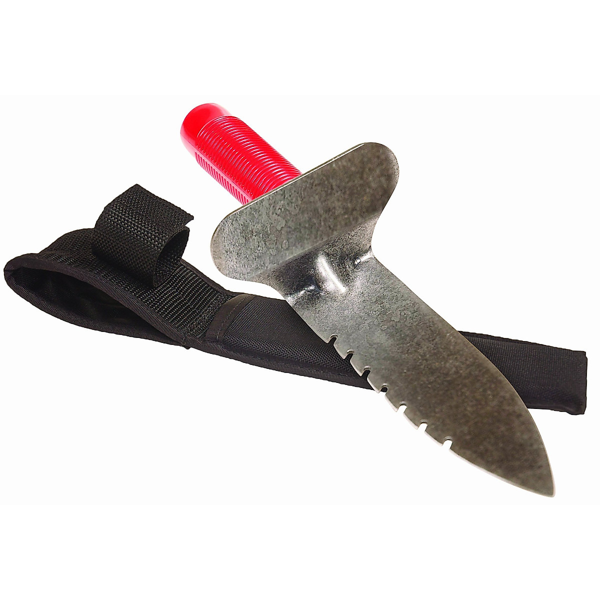 A.M. Leonard Offset Blade Soil Knife & Sheath – Hori Hori w/ 7-Inch Blade