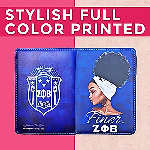 Passport Cover Sorority Gifts Black Sorority 1920 Traveling Wallet Case Gift for Zetas 1920