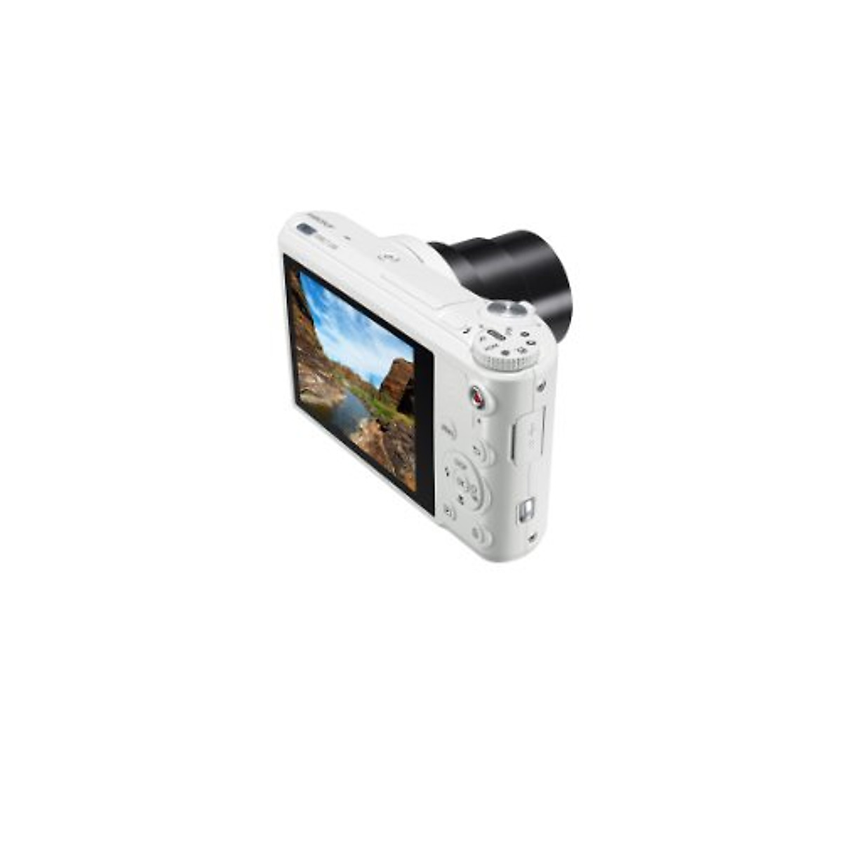 Samsung WB250F 14.2MP CMOS Smart WiFi Digital Camera with 18x Optical Zoom, 3.0" Touch Screen LCD and 1080p HD Video (White) (OLD MODEL)